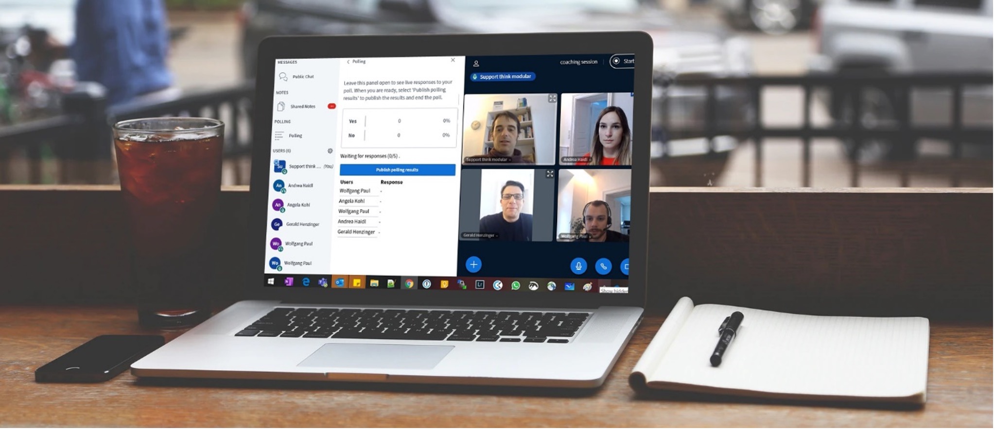 Video-Conferencing including simultaneous translation